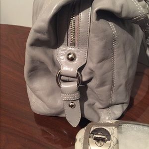 Coach | Bags | Coach Authentic Womens Light Grey Leather Hobo | Poshmark